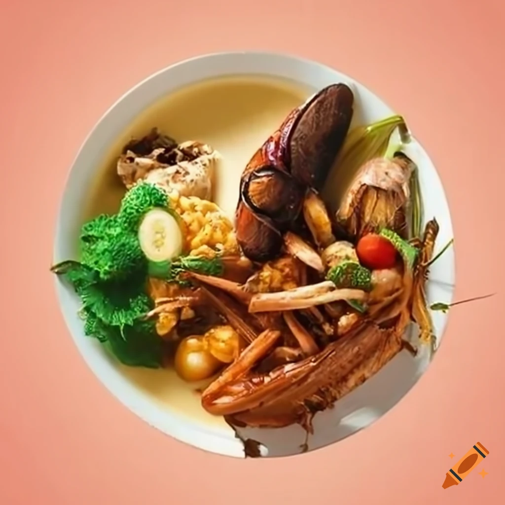 Innovative cuisine at a restaurant