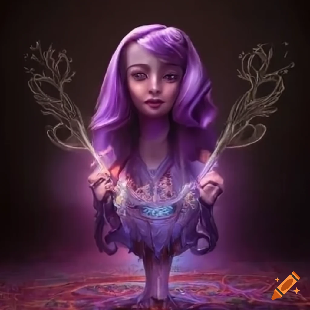 Abstract representation of magic on Craiyon