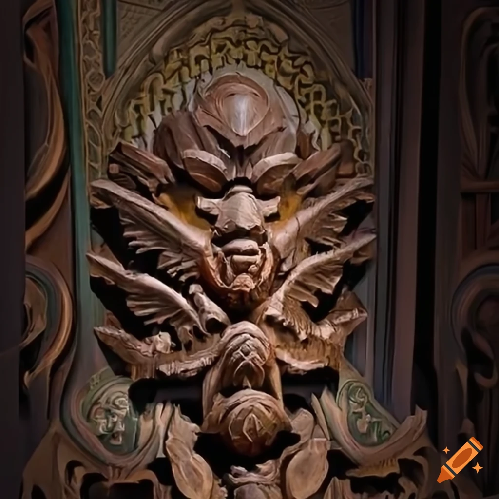 Detailed carving inspired by zelda game