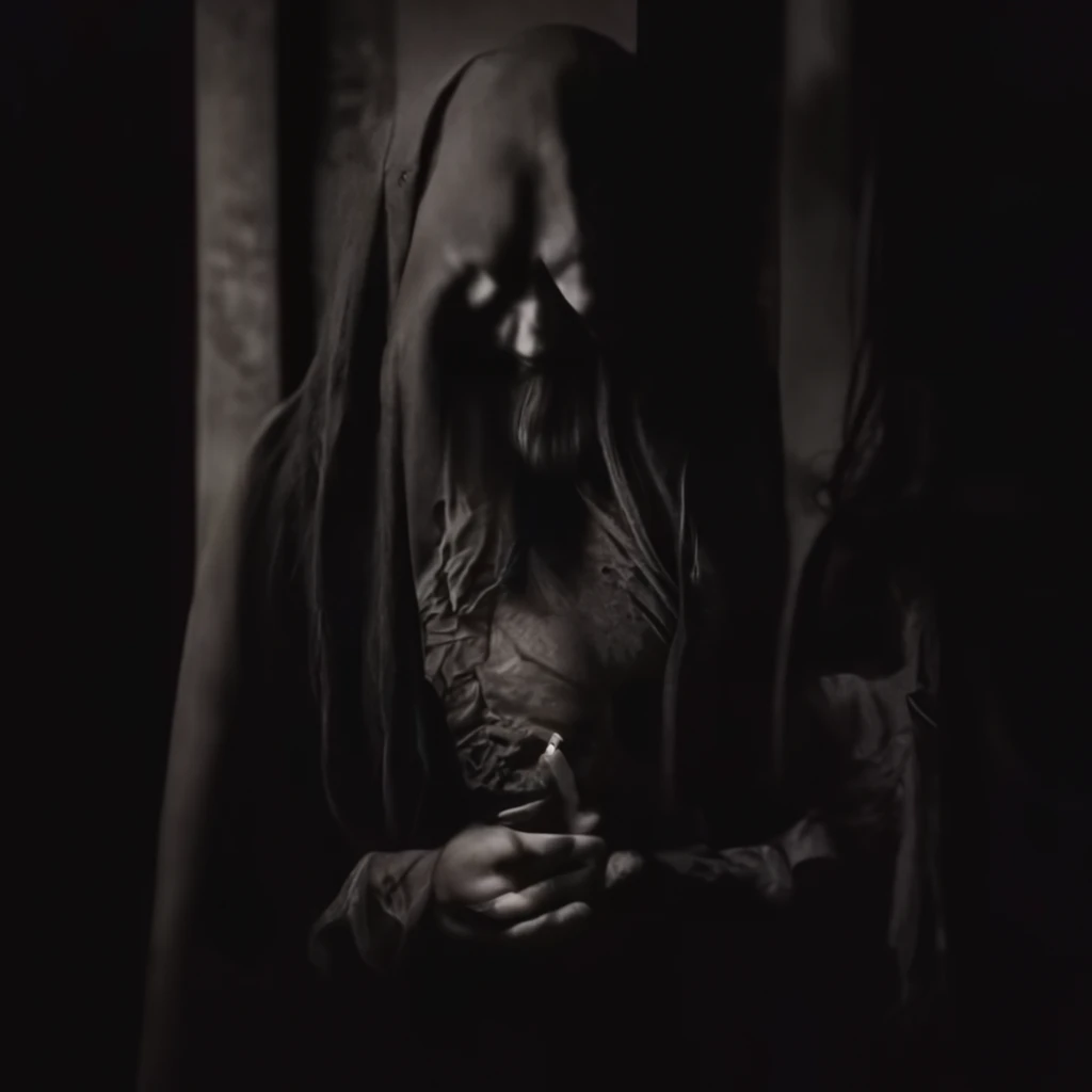 Artwork of akhlys, representing misery and suffering on Craiyon