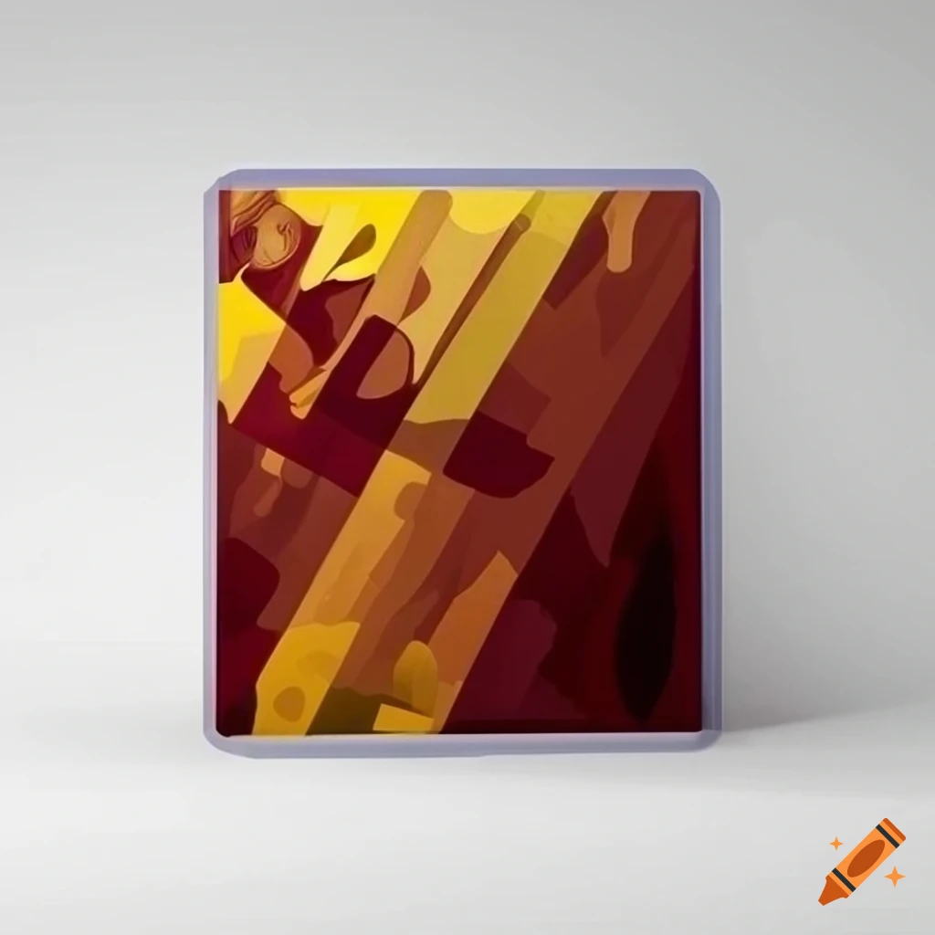 Eye-catching maroon and yellow t-shirt design on Craiyon