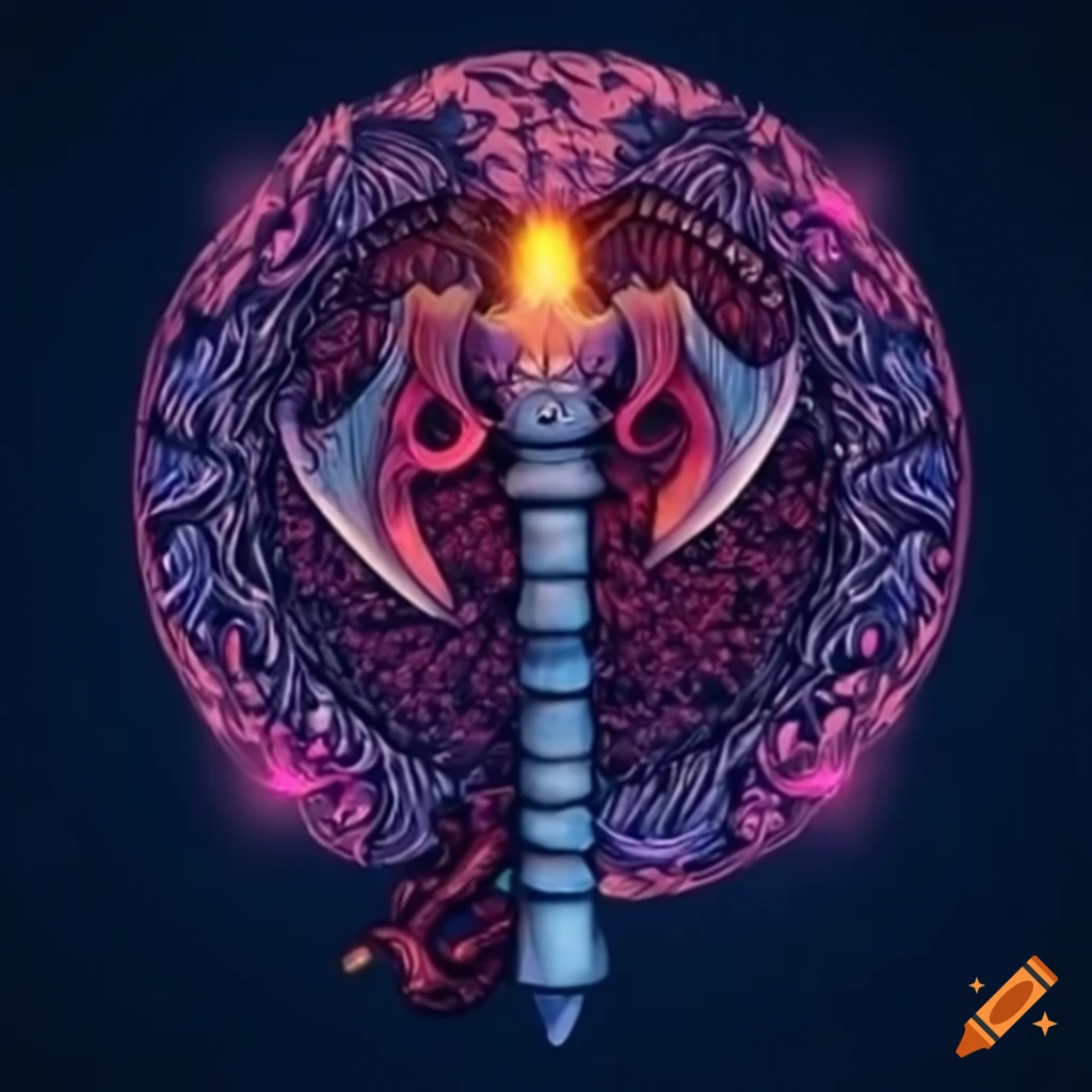 Cutesy pastel weapon on Craiyon