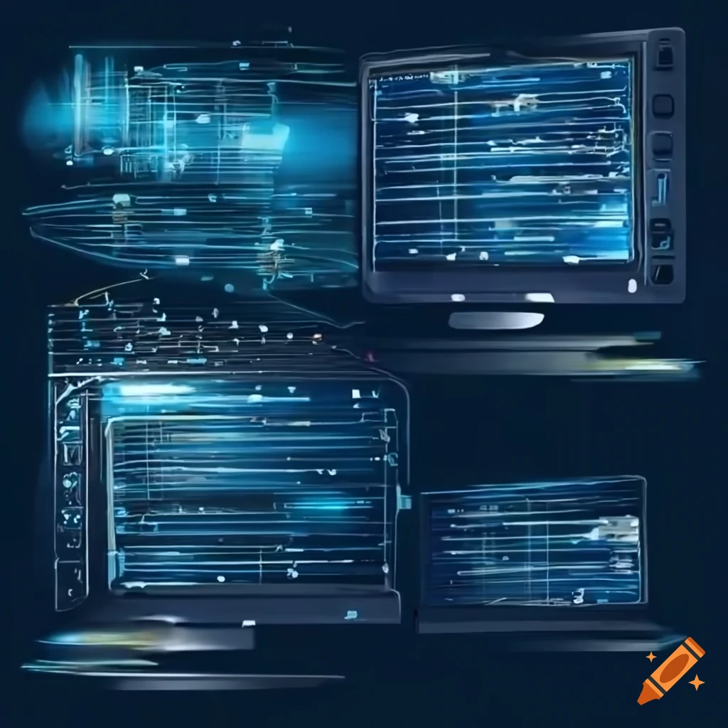 Ultra realistic depiction of tcp/ip network connections