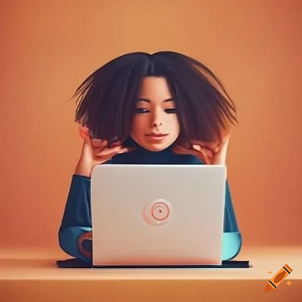 E-learning self training graphic on Craiyon