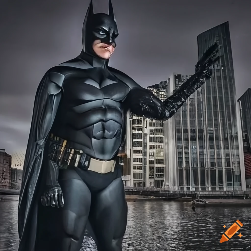 Fan art of batman and terminator on Craiyon