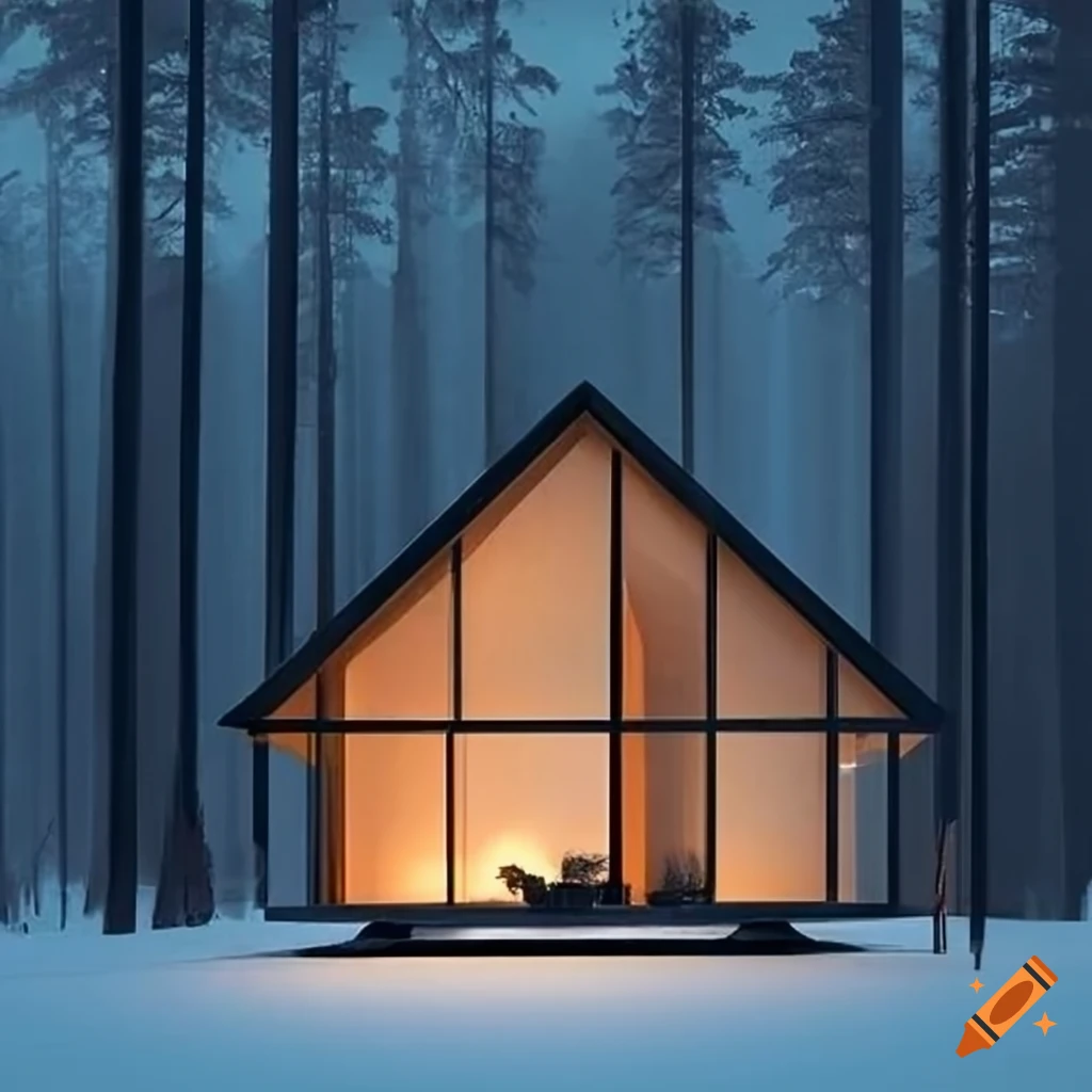 Minimalist cabin architecture portfolio