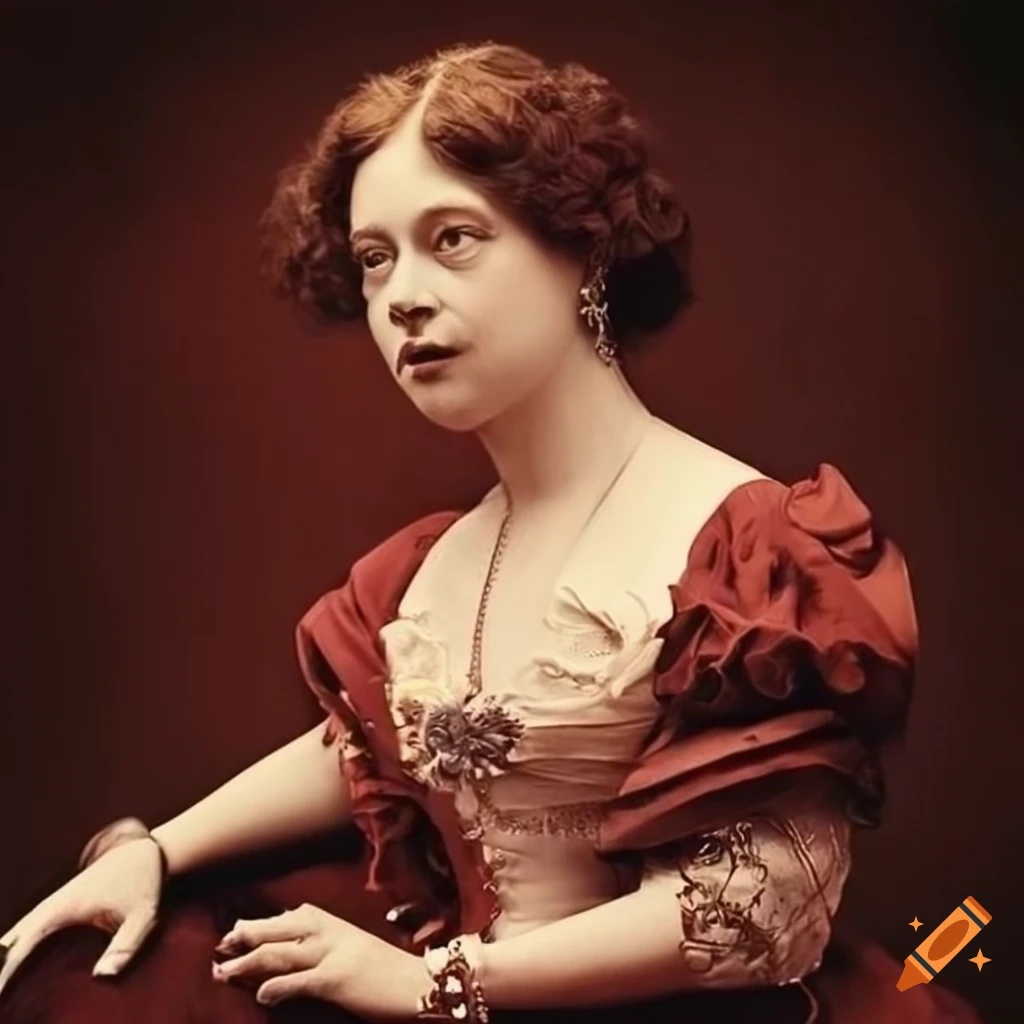 Portrait of lady anne in theater, 1914