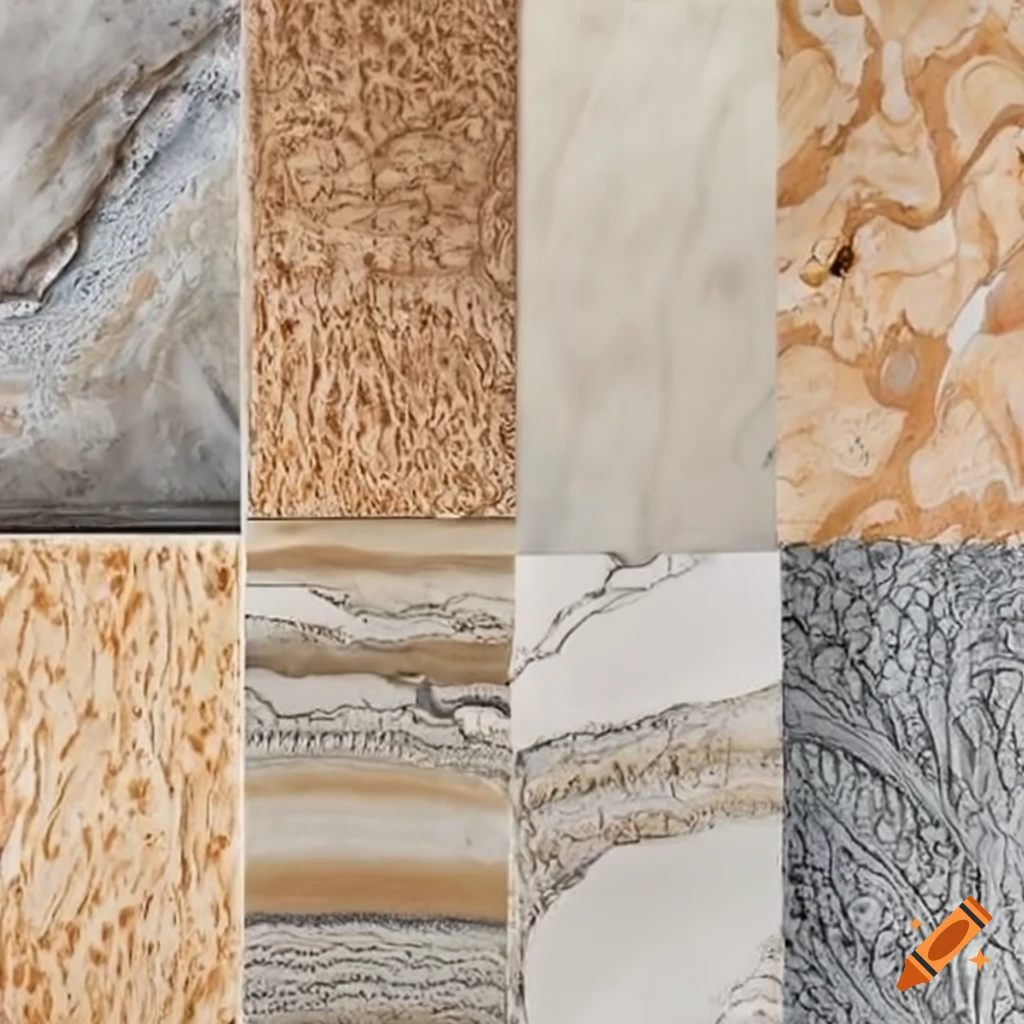 Textured ceramic slabs for room decoration on Craiyon