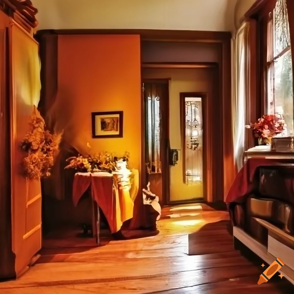 Autumn house on Craiyon