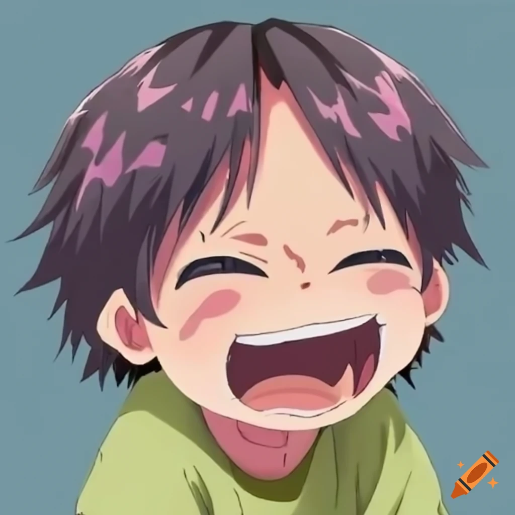 Anime Laughing Tears