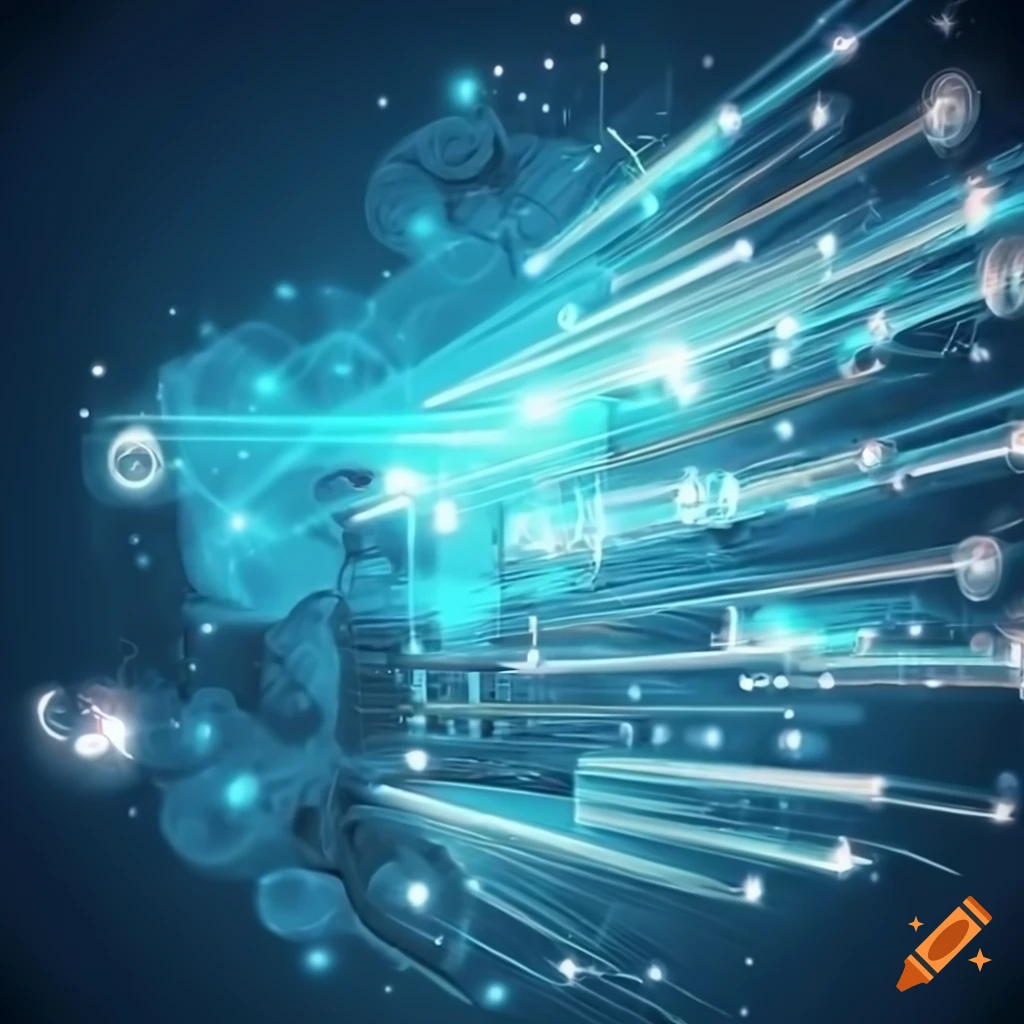 Ultra Realistic Depiction Of Tcpip Network Connections 