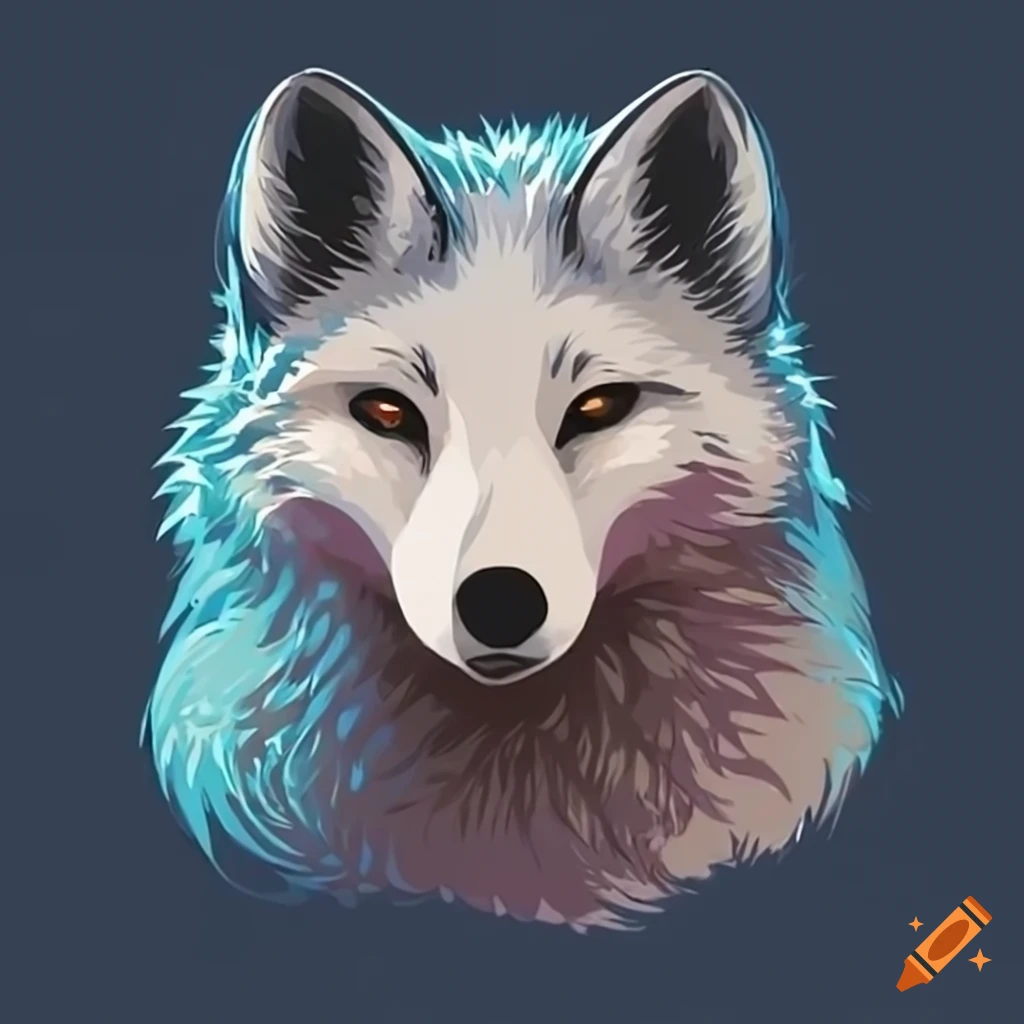 Ice queen fox gazing into the soul on Craiyon