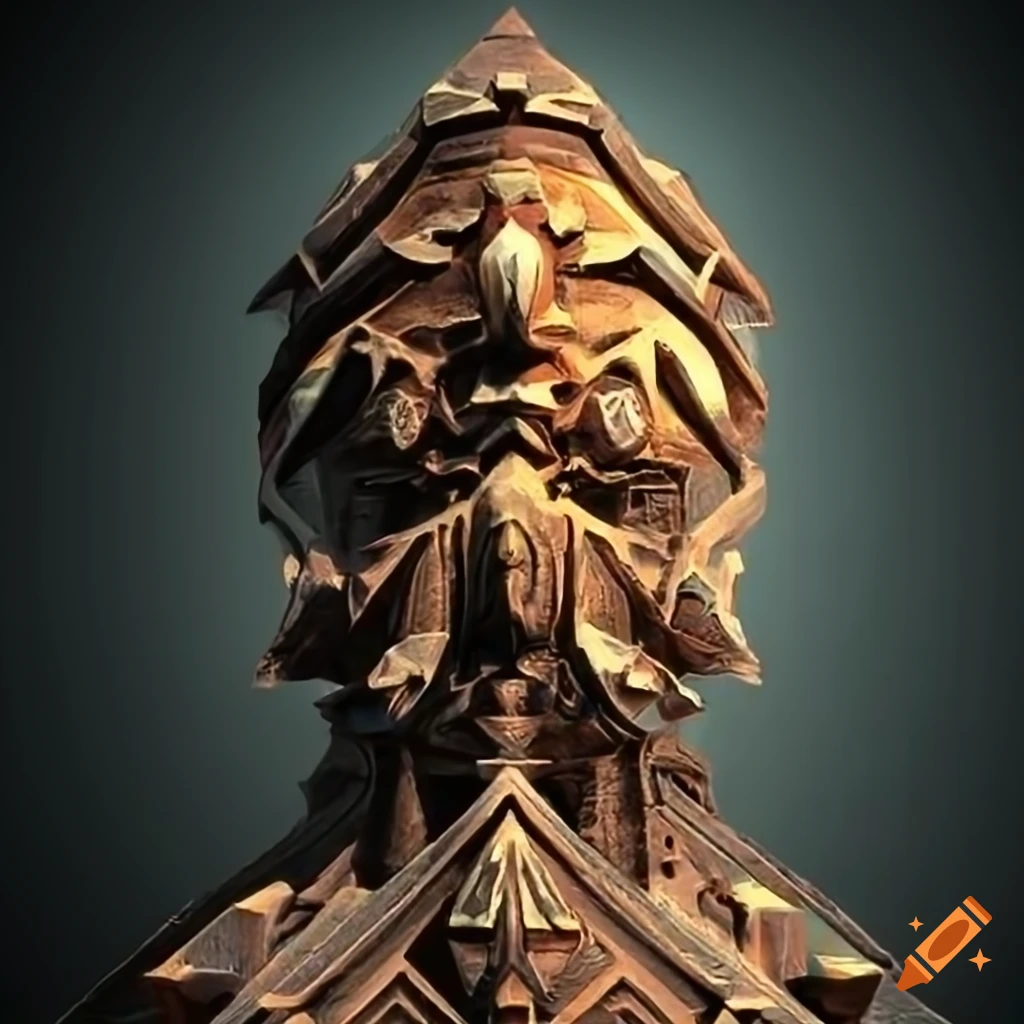 Detailed zelda game artwork with moth motif on Craiyon