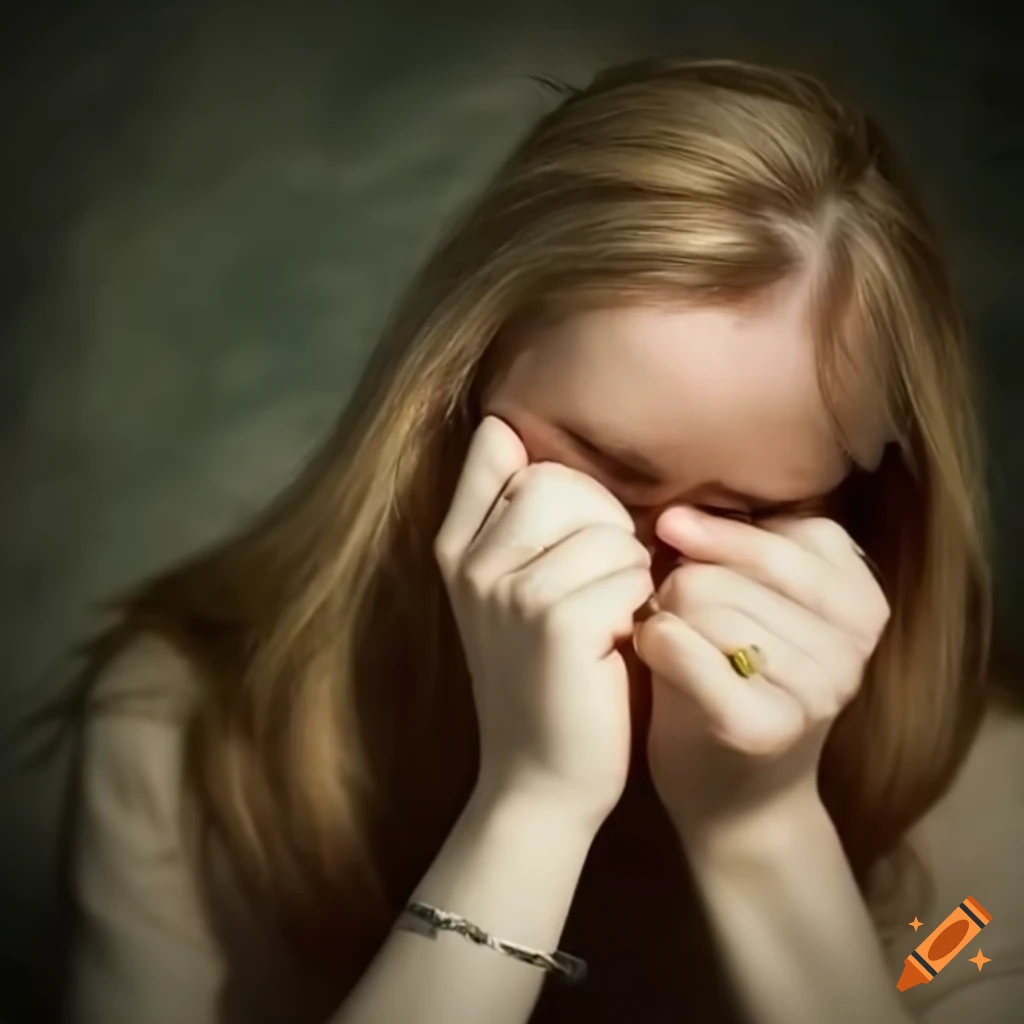 Conceptual image of a tired person contemplating a solution on Craiyon