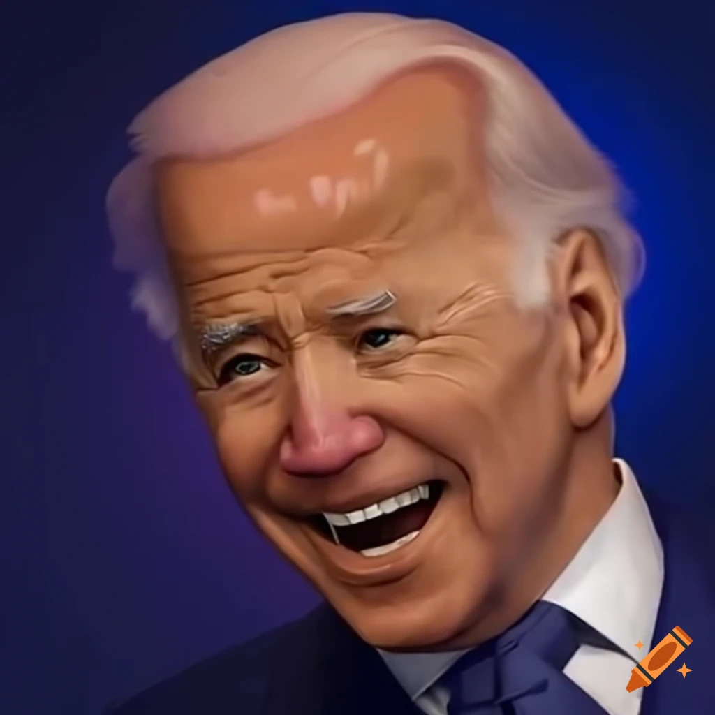 Cartoon depiction of Joe Biden with fur on Craiyon