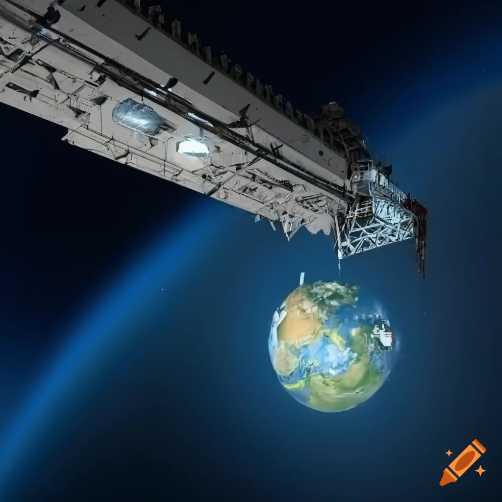 Space Station Orbit View