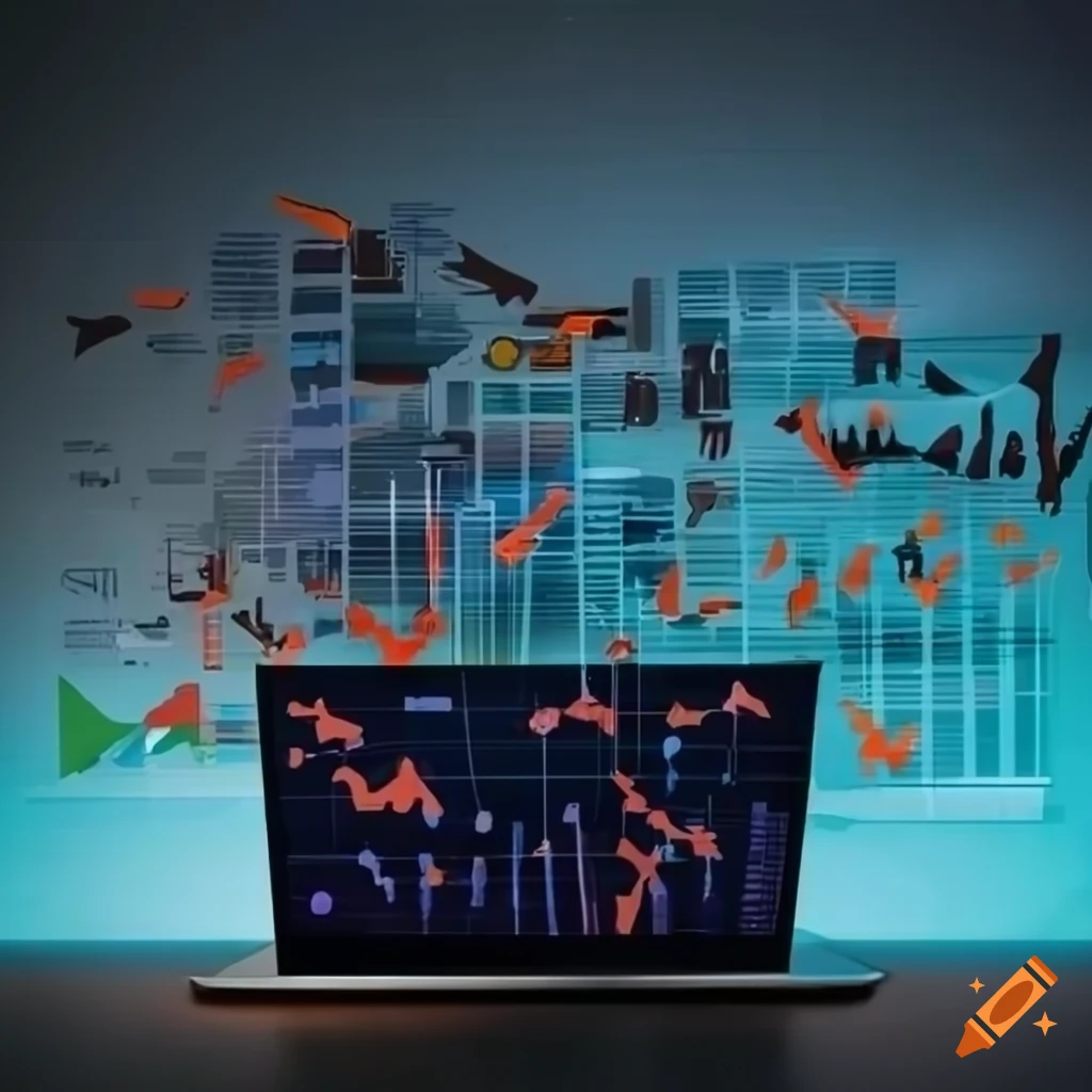 Conference room with sustainable features and data visualization on ...