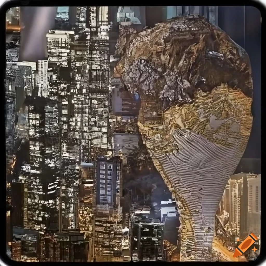 Equirectangular map of an ecumenopolis