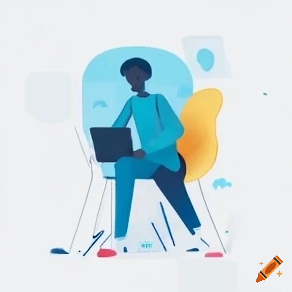 Illustration of self-training e-learning