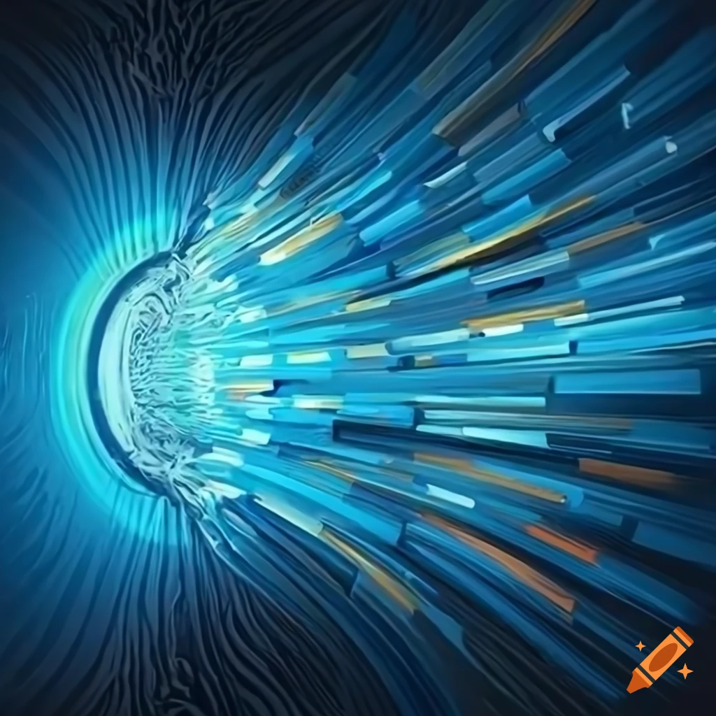 Ultra-realistic depiction of tcp ip network connections