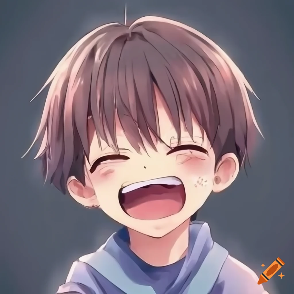 Cute anime child with different facial expressions on Craiyon