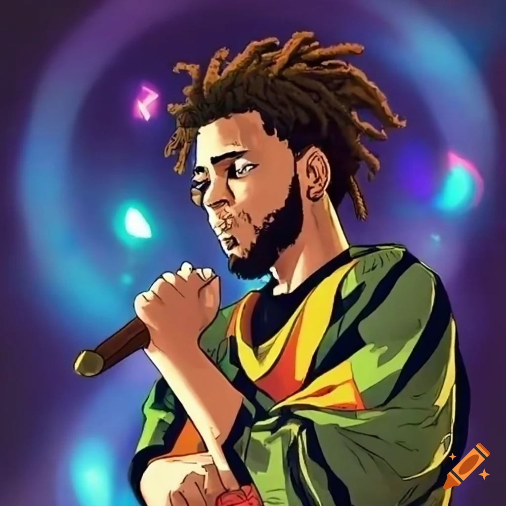 Kendrick lamar and j. cole on Craiyon