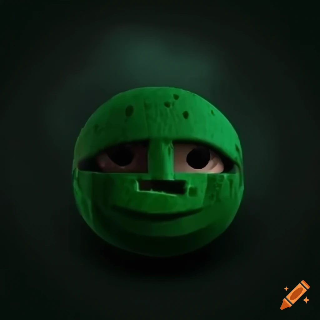 Blocky game environment on Craiyon