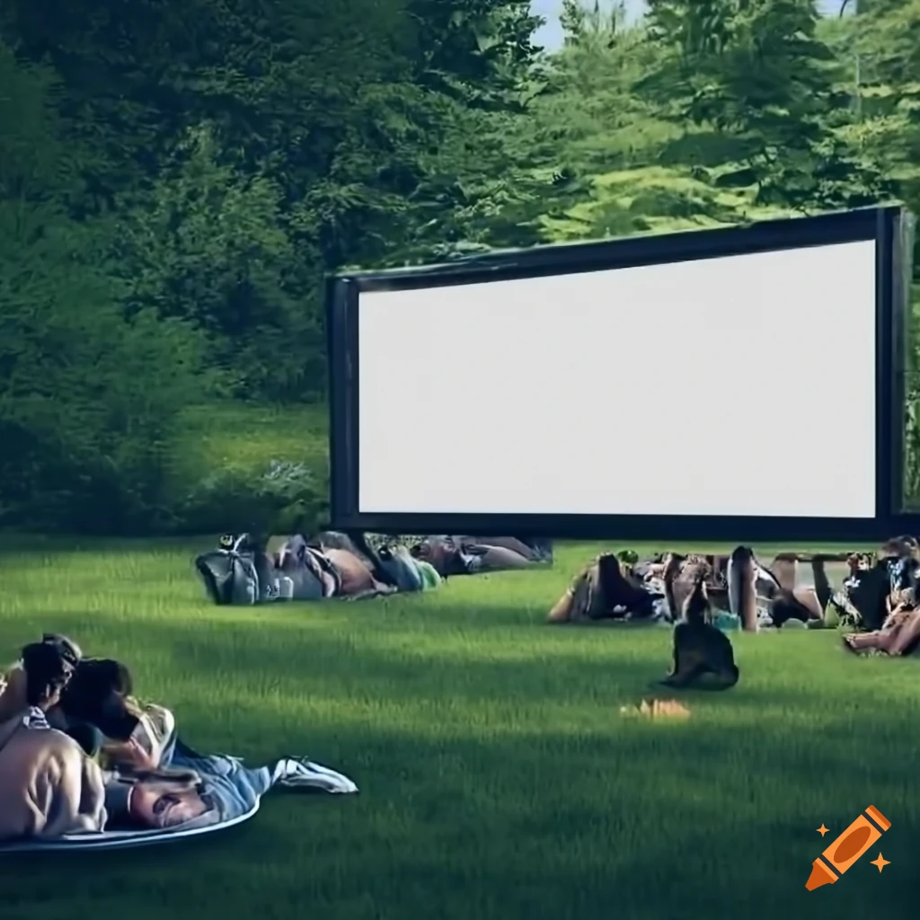 3D render of a movie poster in a public garden on Craiyon