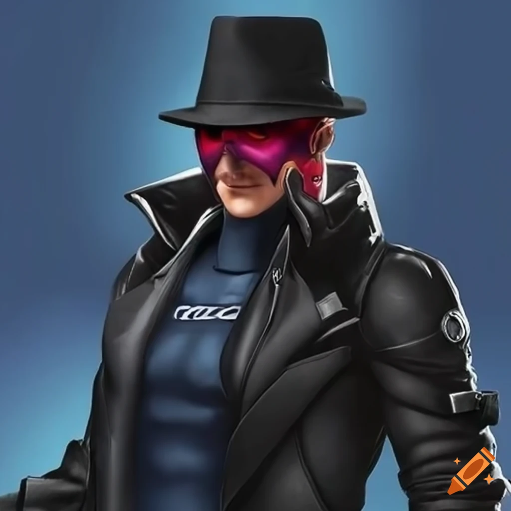 Brawler character in green clothes laughing in fortnite on Craiyon