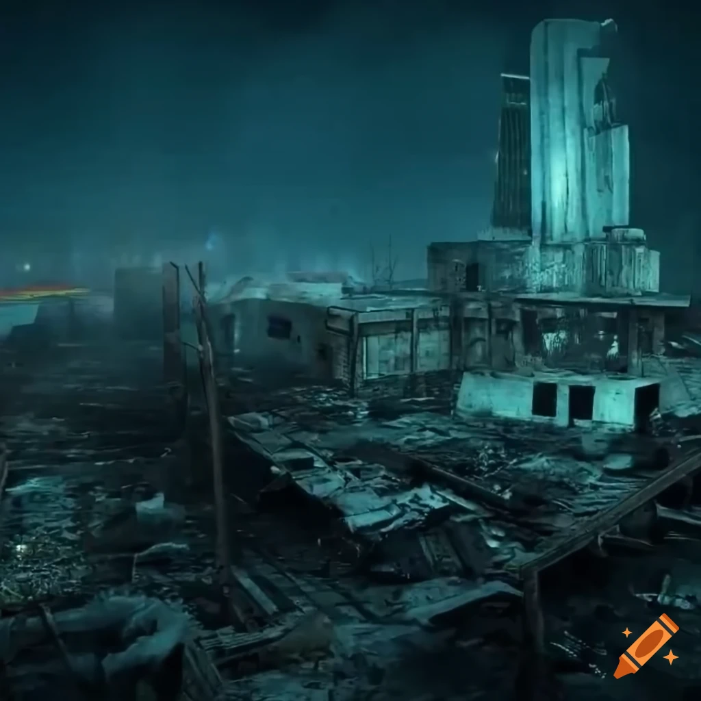 Fallout 3 landscape on Craiyon