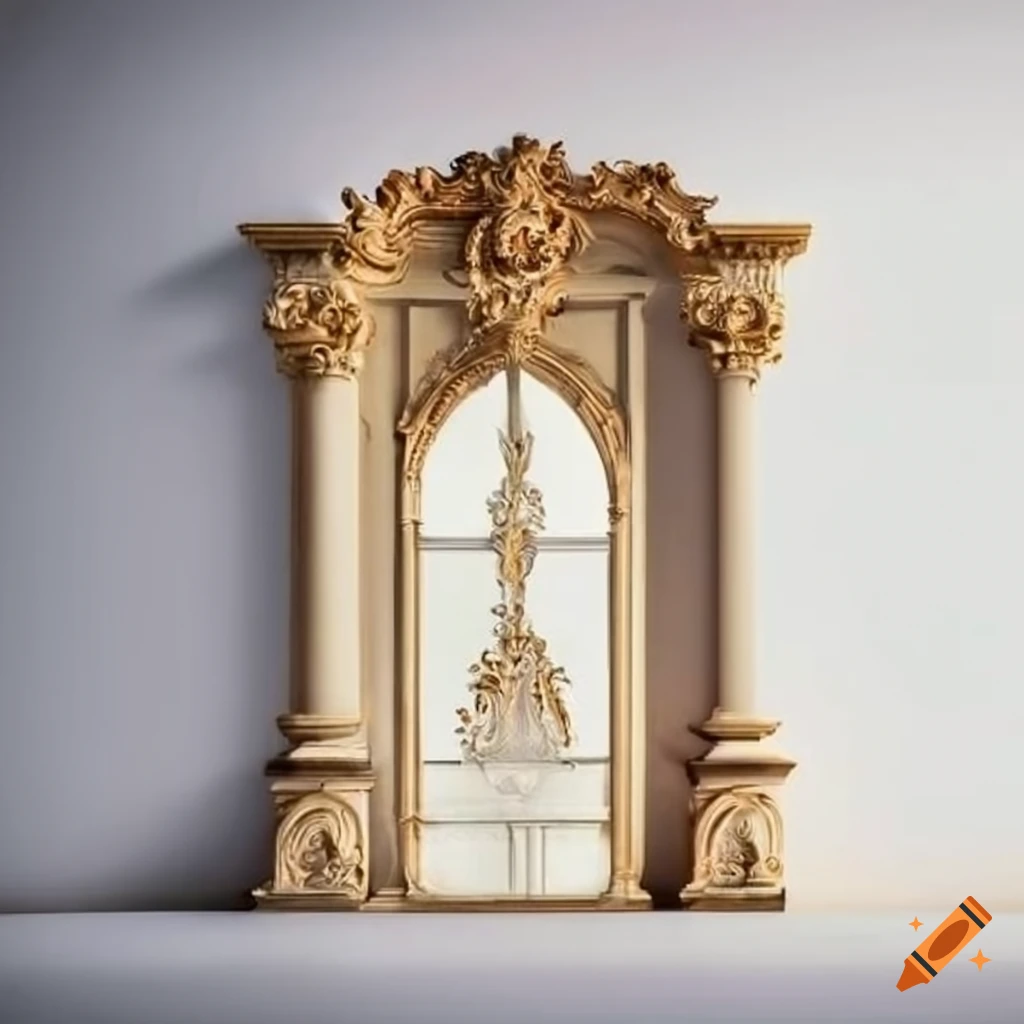 Rococo altar with elegant details