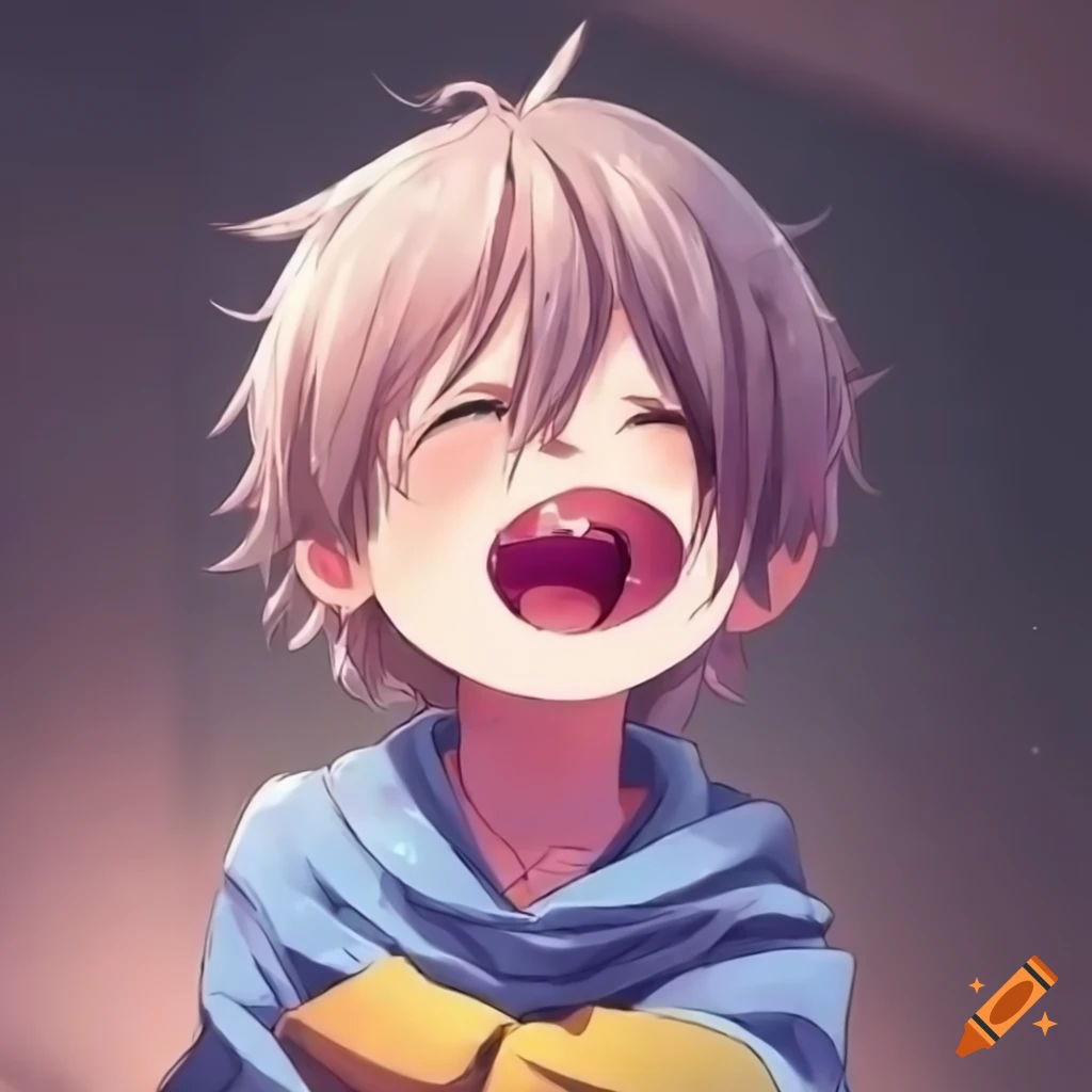 Adorable anime child expressing emotions on Craiyon