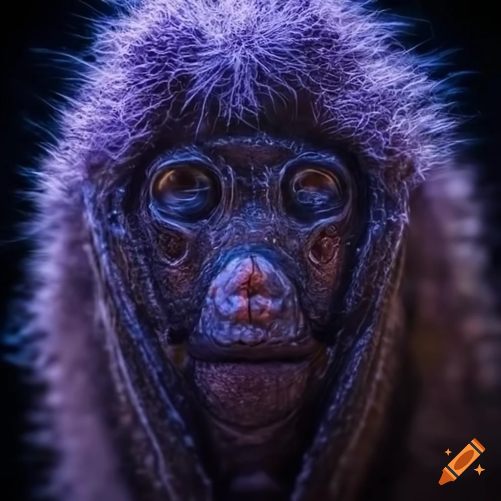 Huge menacing unnatural rock formation on Craiyon