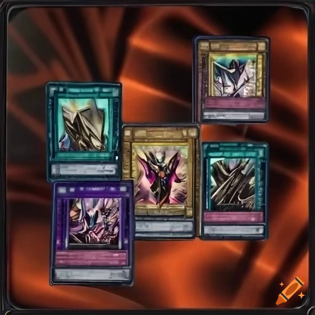 Yu-gi-oh cards on Craiyon