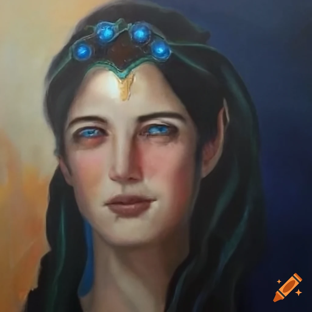 Image of a character's transformation in a fantasy setting on Craiyon