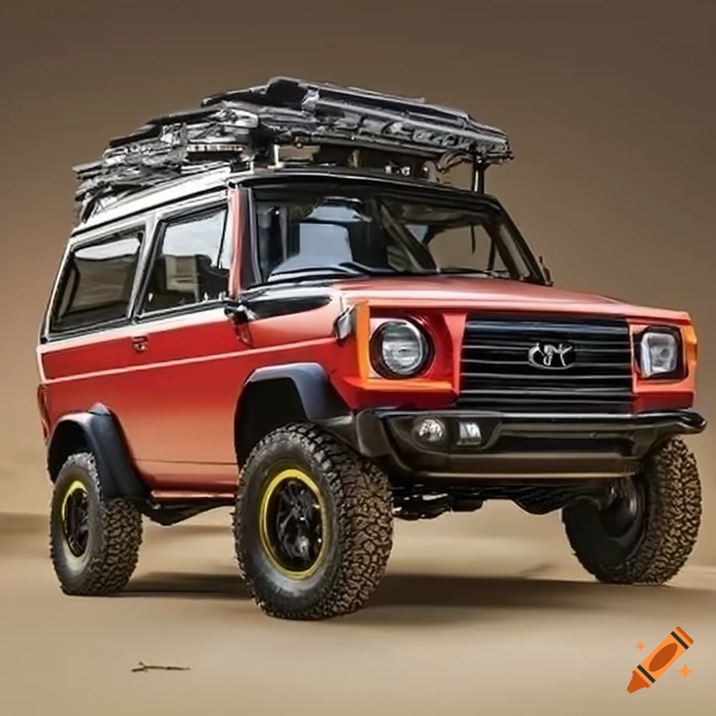 Off-road vehicles by toyota and mitsubishi
