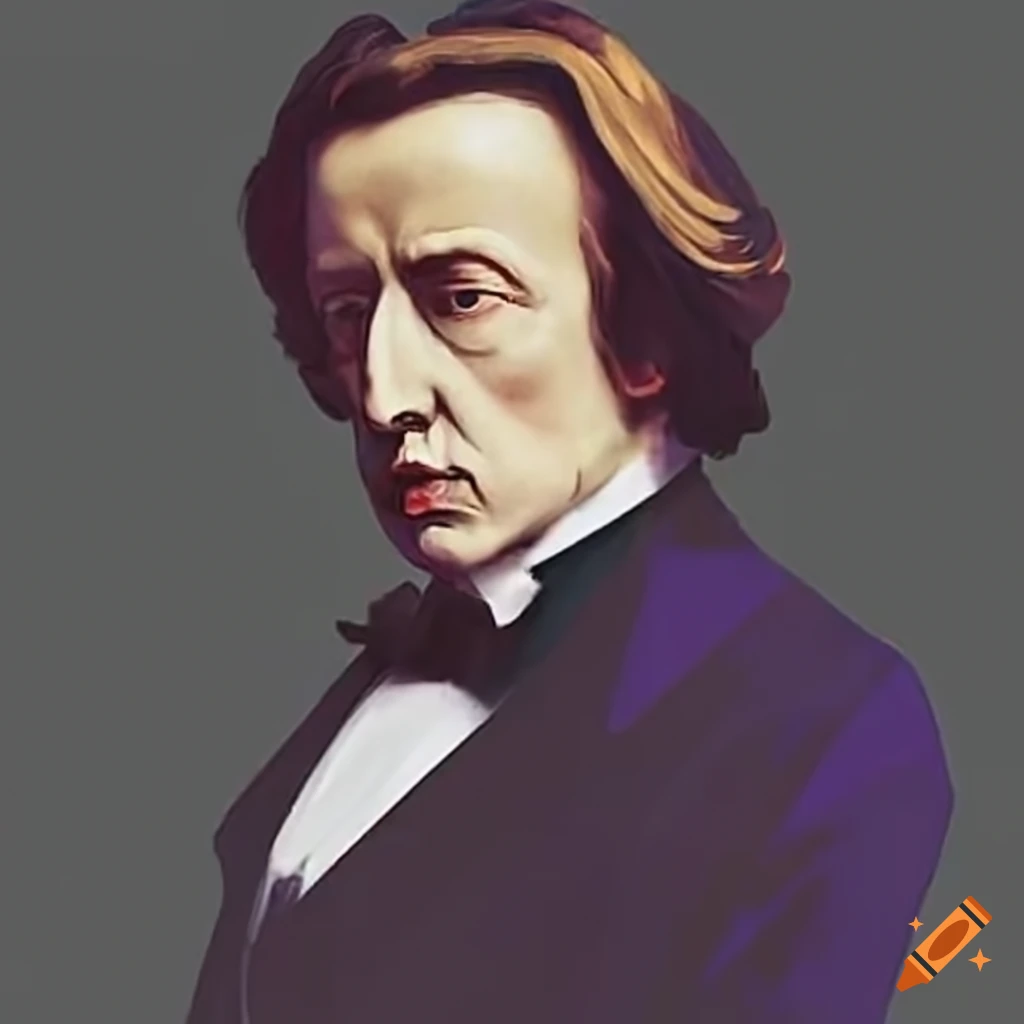 Portrait of frederic chopin on Craiyon