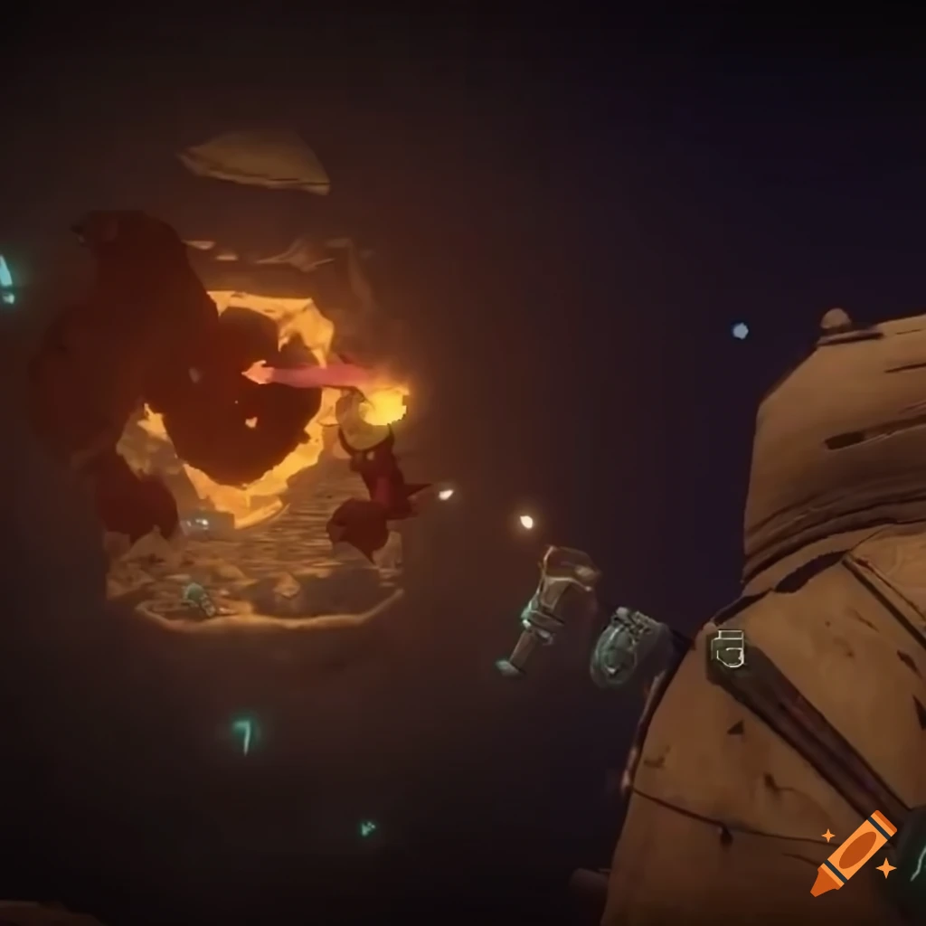 Image of the nomai species in outer wilds on Craiyon