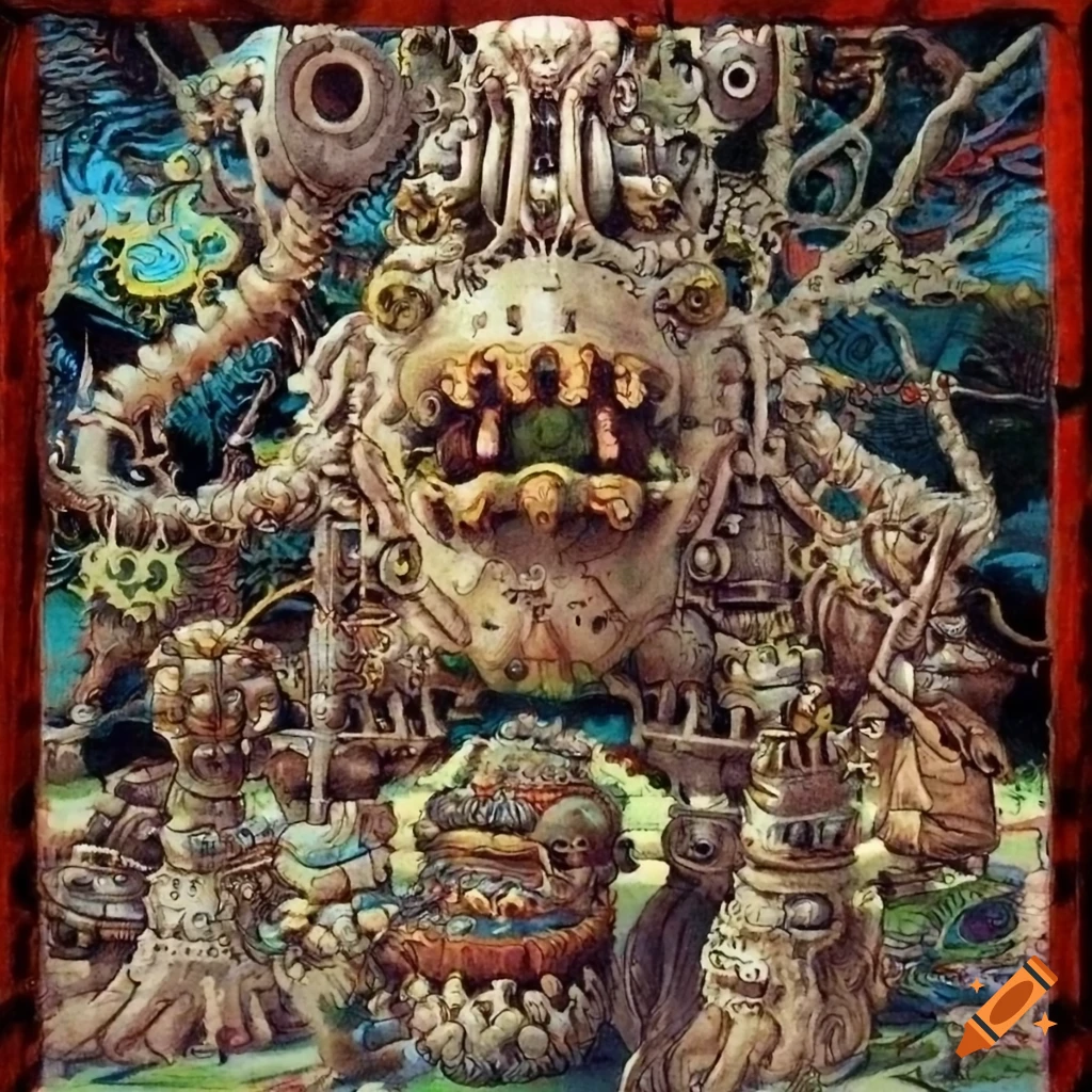 Mechanical monstrosity art by patrick woodroffe on Craiyon