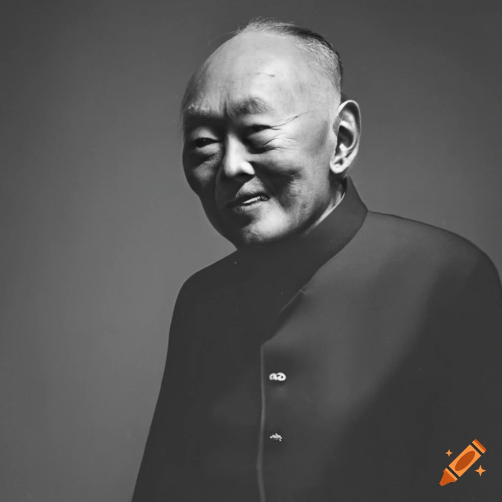 Portrait of lee kuan yew, the first prime minister of singapore