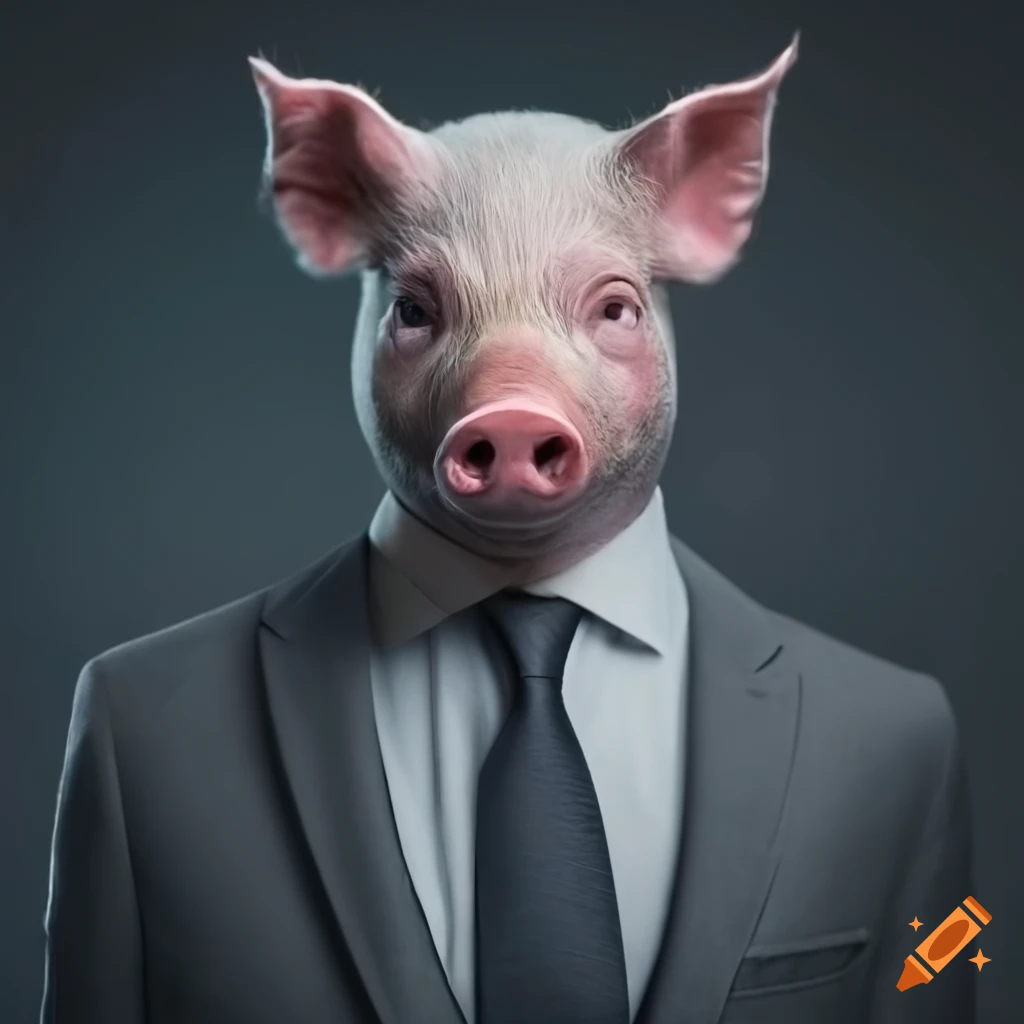 Real Pig In A Suit