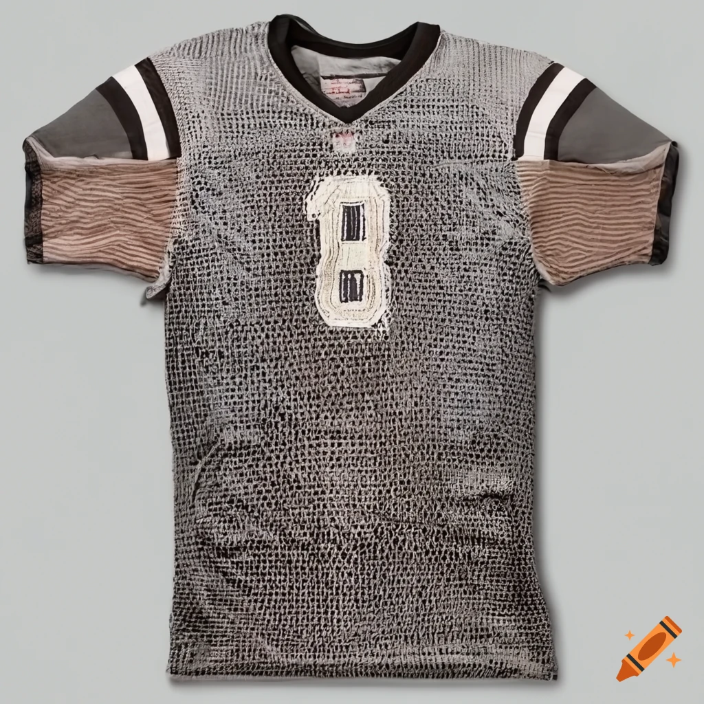 Vintage grey football shirt in high definition photo on Craiyon