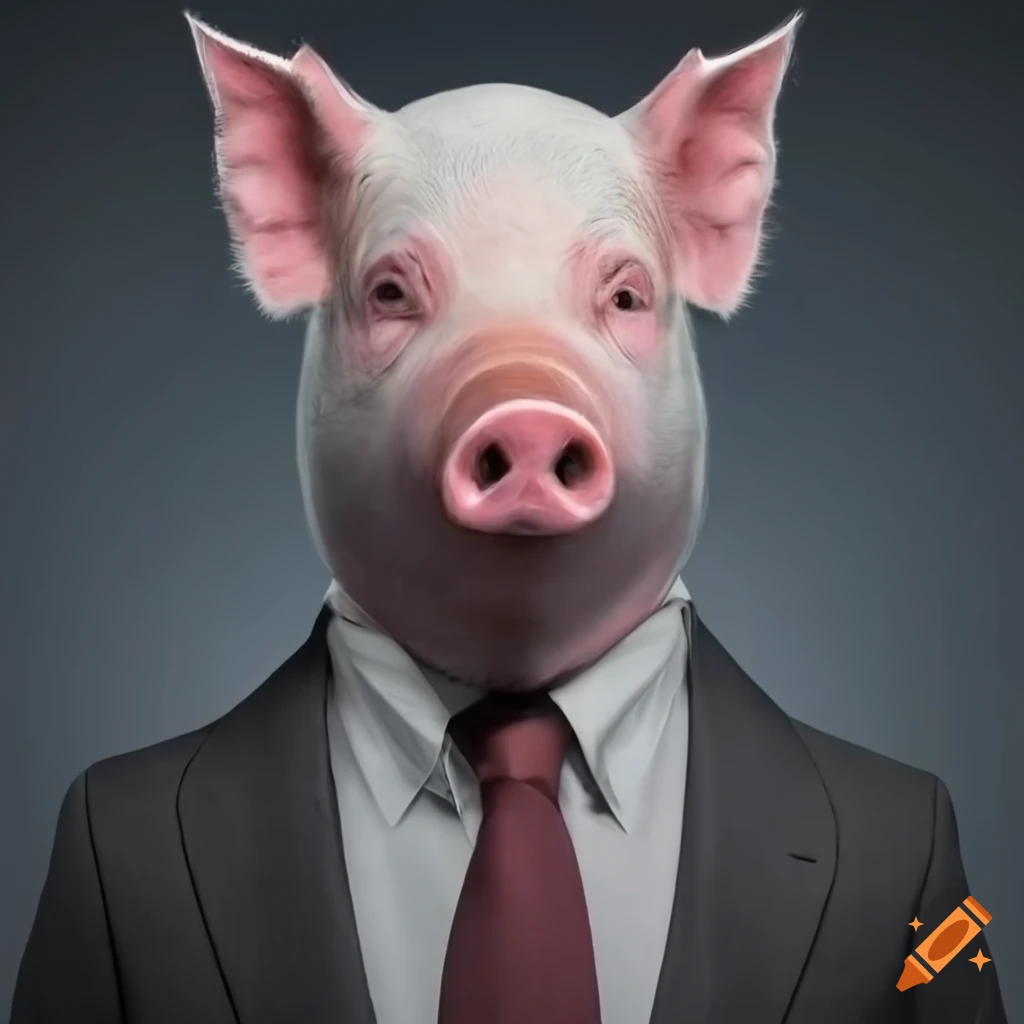 Real Pig In A Suit