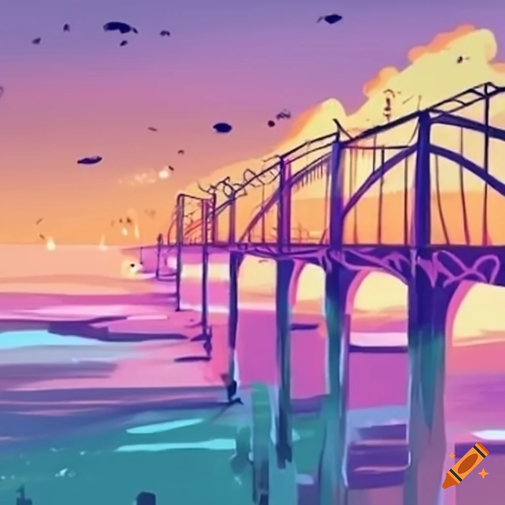 Pastel colored bridge representing hope