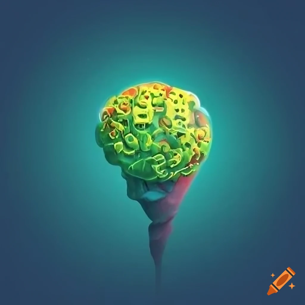 Detailed illustration for self-training e-learning on Craiyon