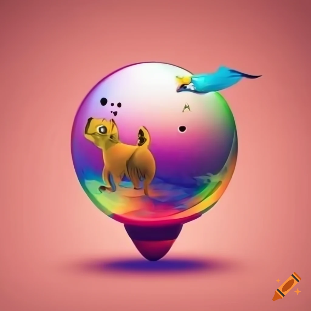 Perfectly spherical bird on Craiyon