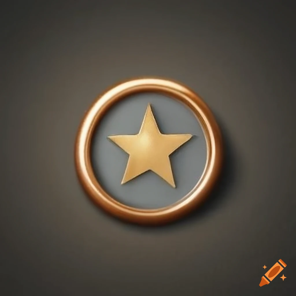 Grey wax seal with golden bow on Craiyon