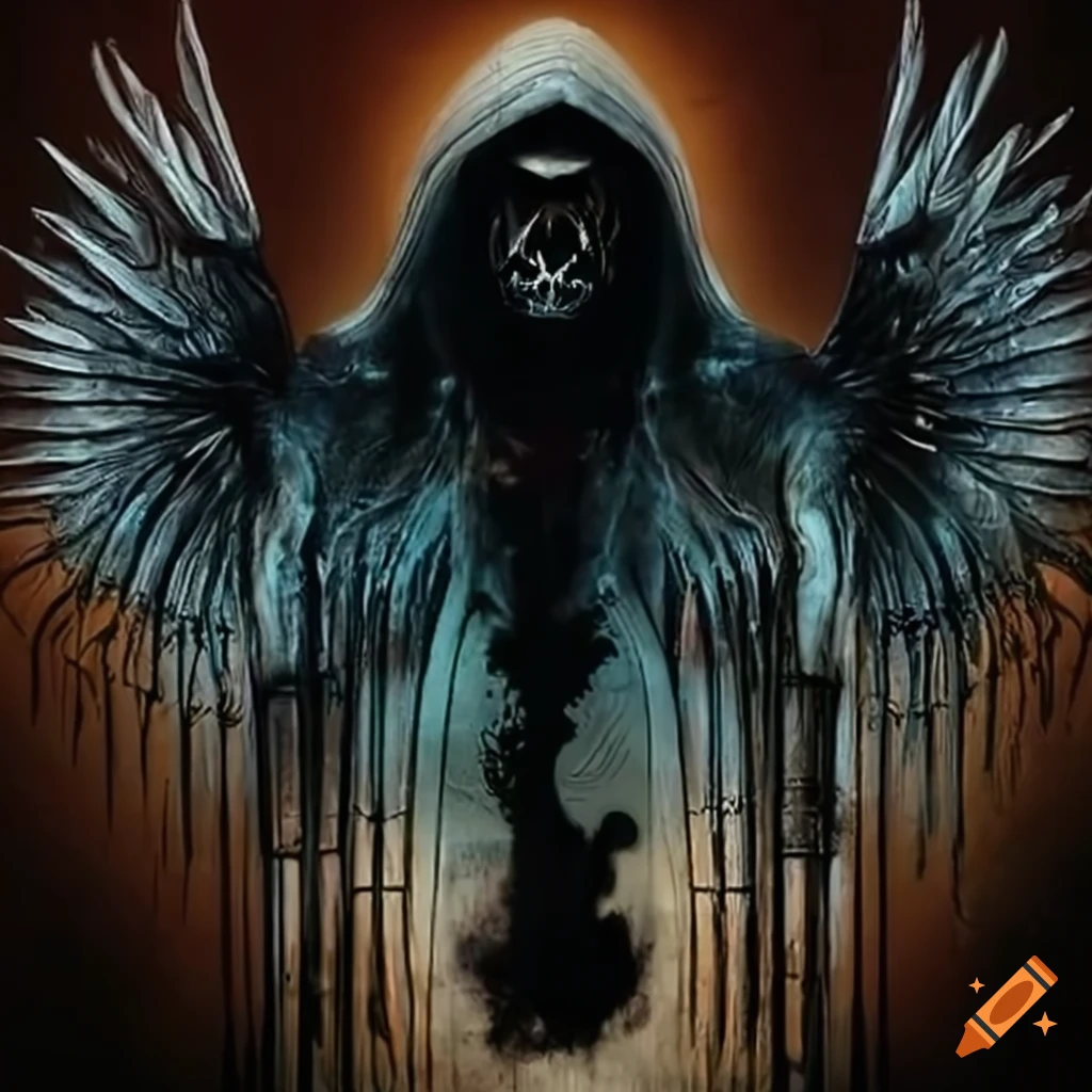 Conceptual representation of death on Craiyon