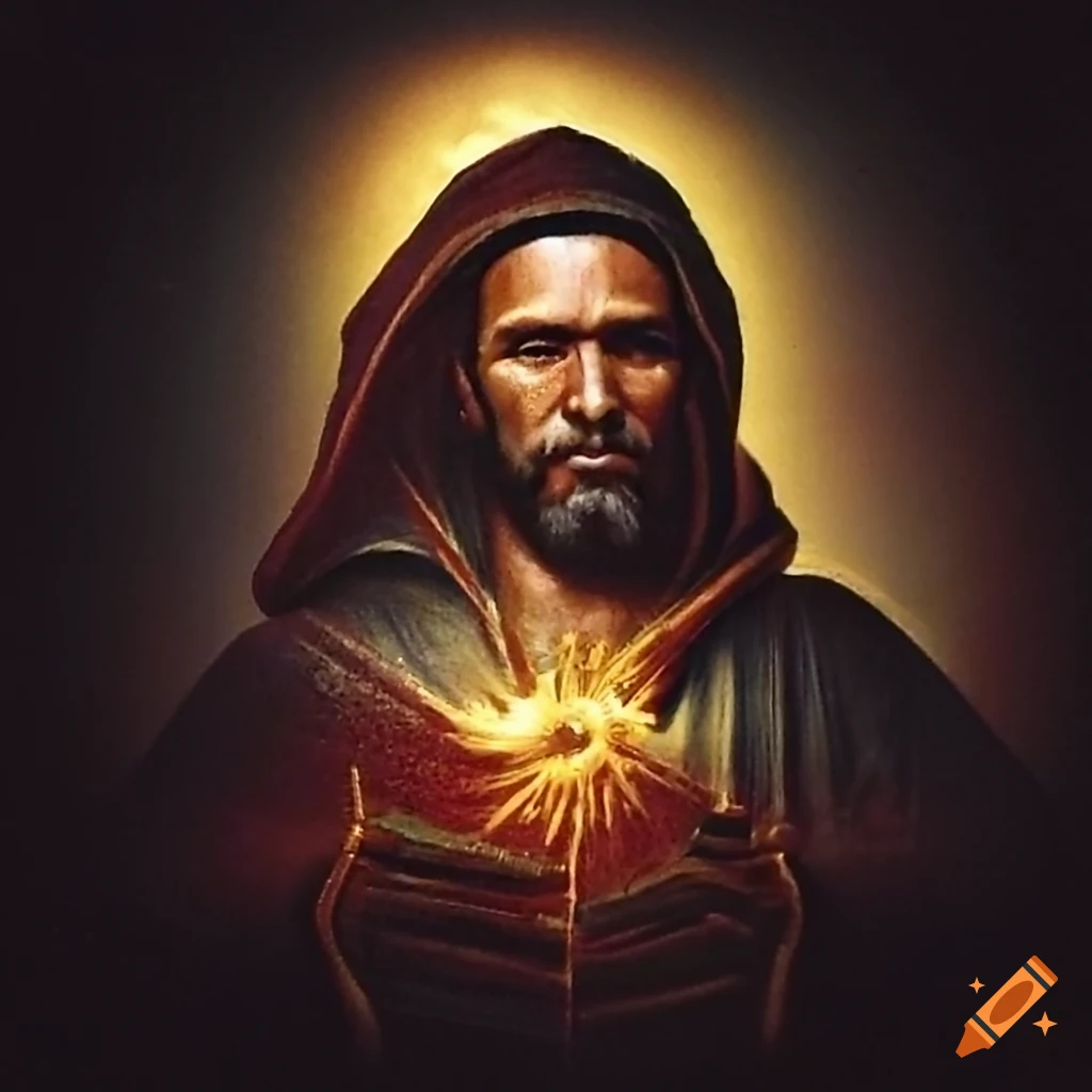 Illustration representing faith and divinity on Craiyon