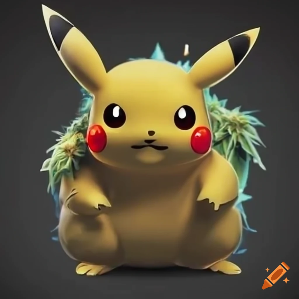 Pikachu holding a whiskey bottle on Craiyon